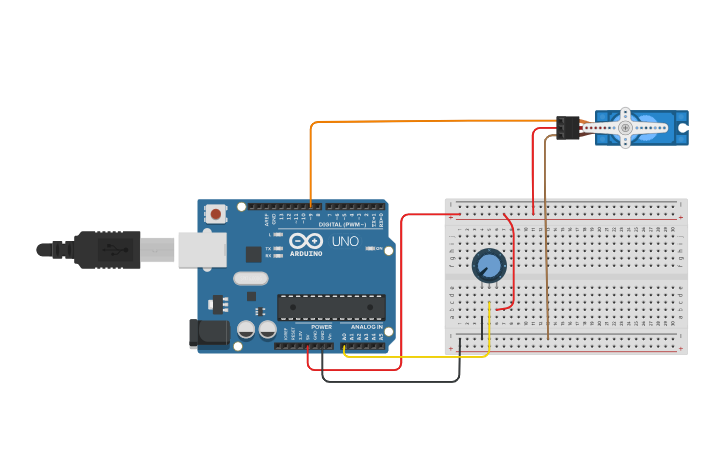 Circuit Design Assn 4 2 Servo Potentiometer Tinkercad