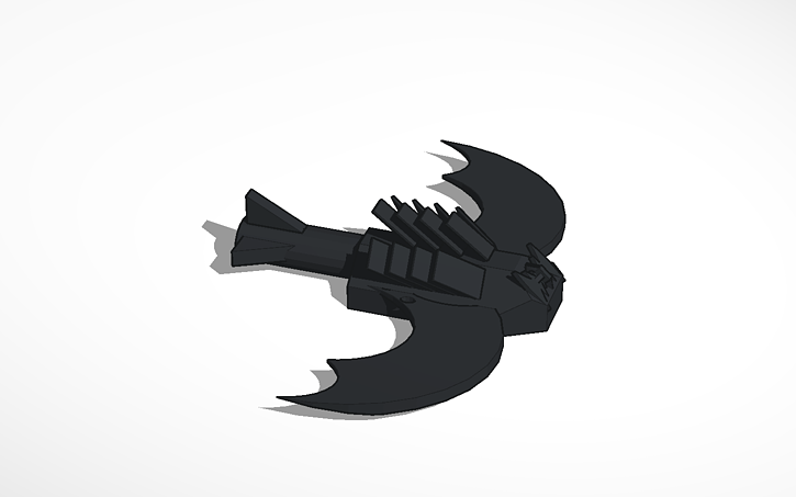 3D design Batplane - Tinkercad