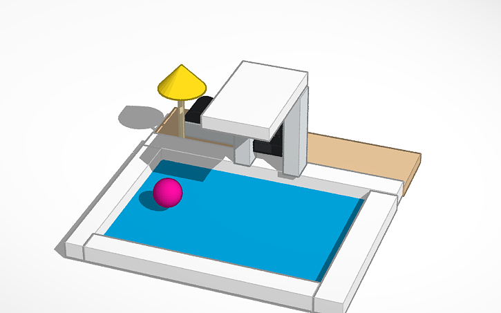 3D design Standard Pool - Tinkercad