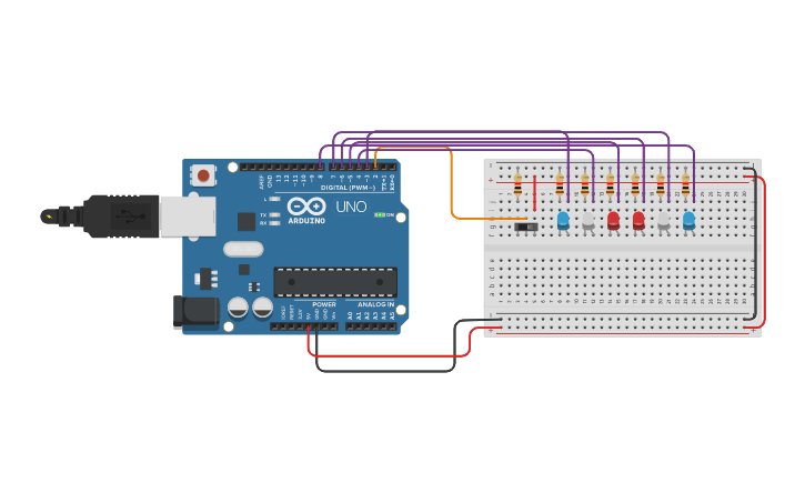 Circuit design Sem13_Programando un Interruptor deslizante con bloques II-1ºA | Tinkercad