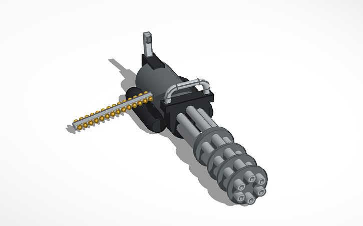 3d Design Gun Tinkercad