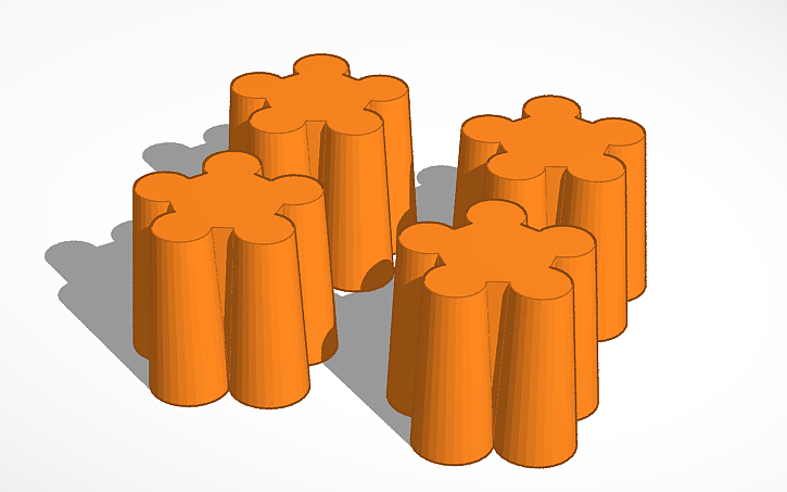 3D design Bruecke Pfeiler | Tinkercad