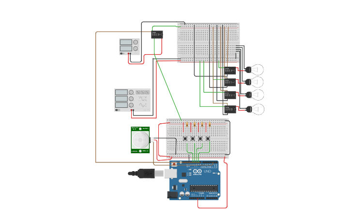 Circuit design Arduino based αυτόματος κλιμακοστασίου 2 - Tinkercad