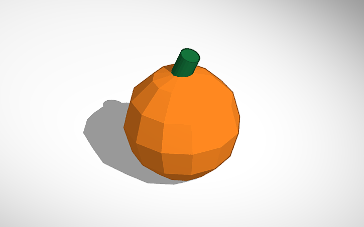 3D design Jack o' Lantern | Tinkercad