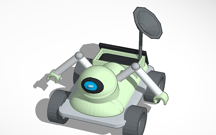 3D design Lunar rover - Tinkercad