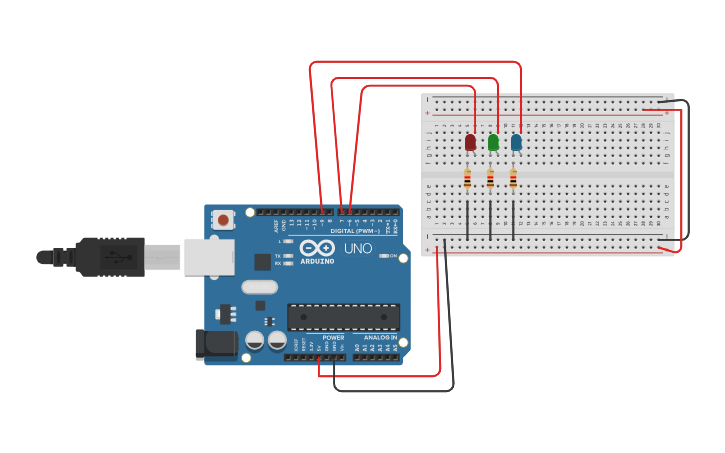Circuit design Lab 3(level 4) - Tinkercad