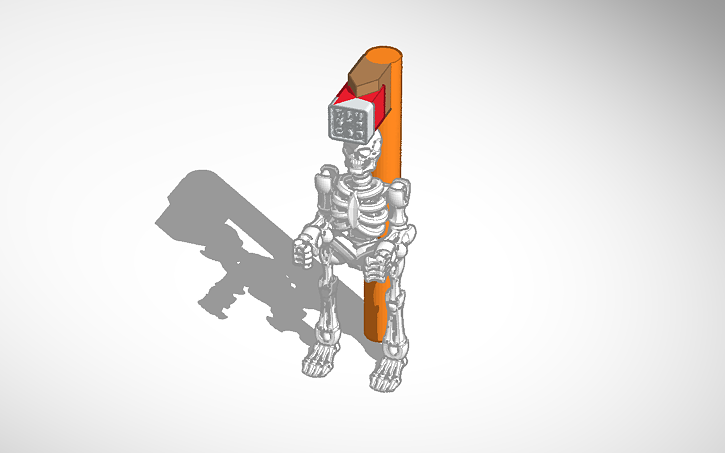 3d Design Shiny Duup The Skeletal Dude Tinkercad