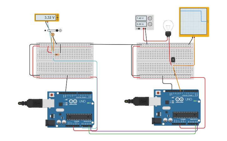Circuit Design I2c Illumination Tinkercad