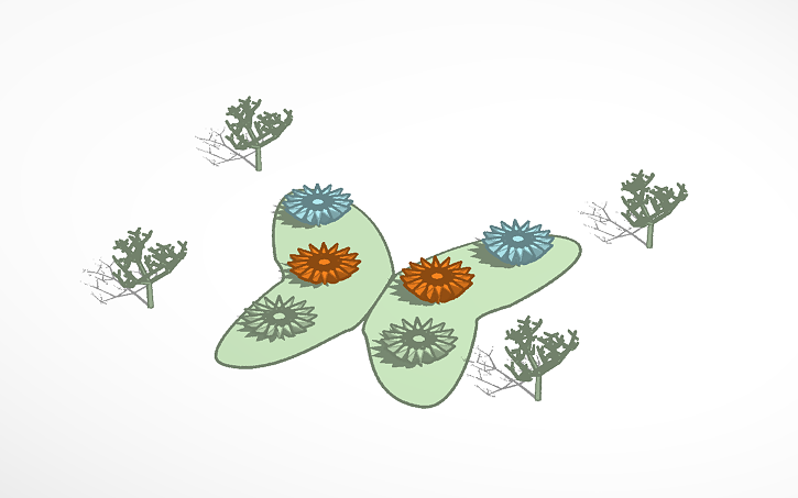 3D design Butterfly | Tinkercad