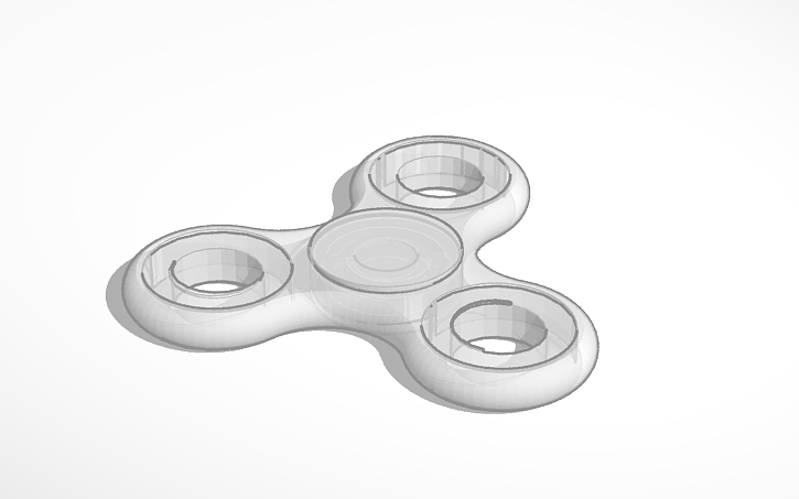 3D design Copy of spinner - Tinkercad
