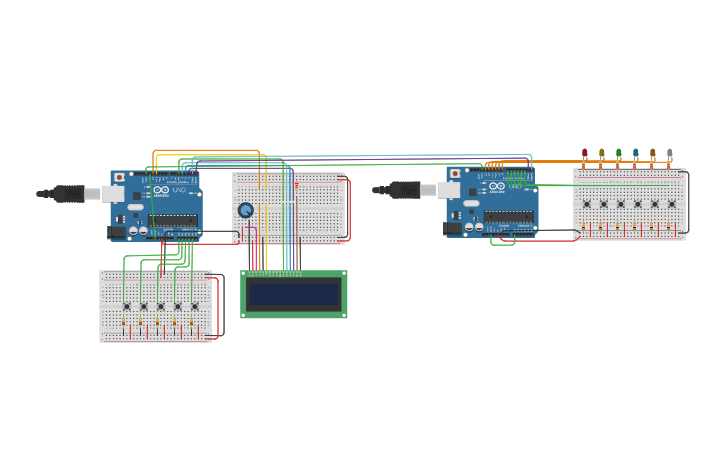 Circuit design Vending Machine II - Tinkercad