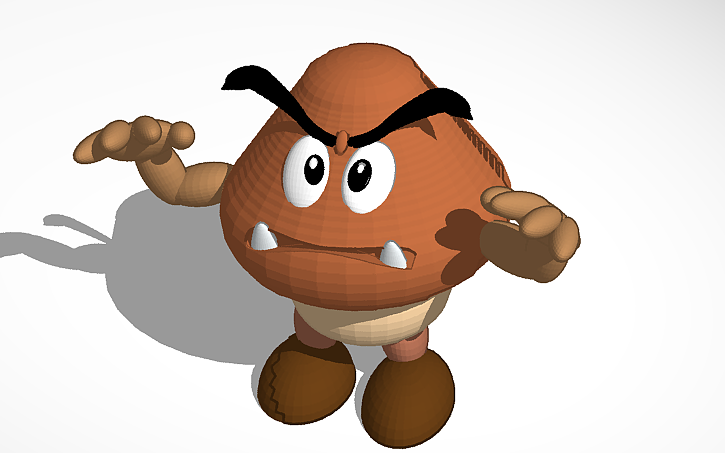 3D design smart goomba - Tinkercad