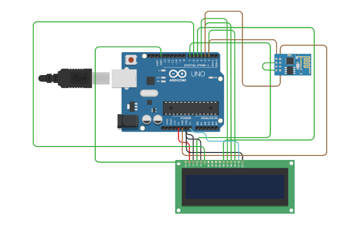 Circuit Design Wifi Module Esp8266 Tinkercad