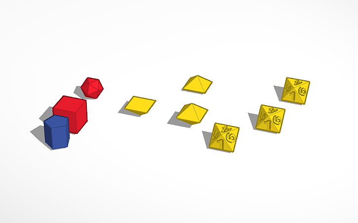 3D design 20210909md 8side dice Teacher | Tinkercad