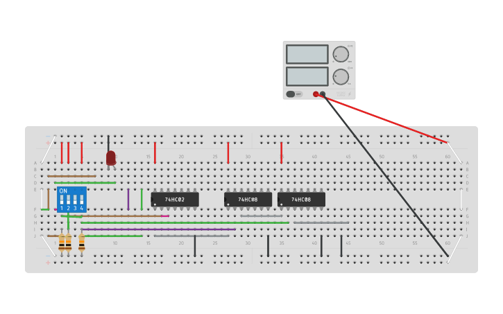 Circuit Design Ejercicio 2 Tarea 3 Tinkercad