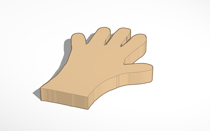 3D design Prosthetic Hand - Tinkercad
