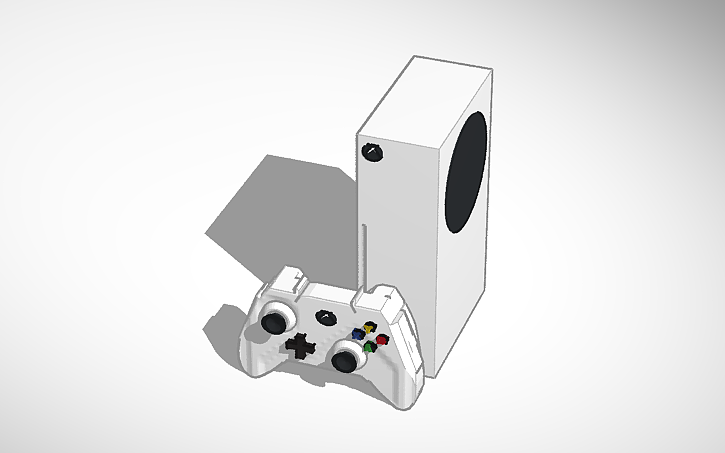3D design xbox series s - Tinkercad