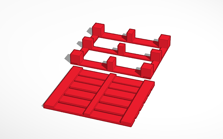 3D design Chep Pallet - Tinkercad