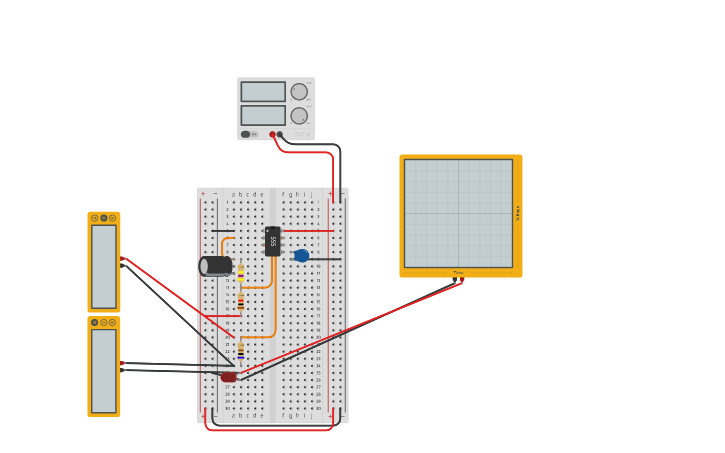 Circuit Design 555 Timer Tinkercad