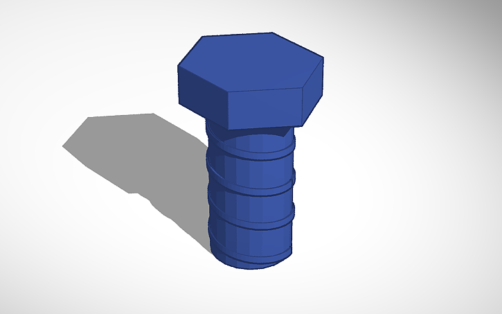 3D design SCREW - Tinkercad