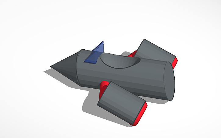 3D design flying car / uçan araba - Tinkercad