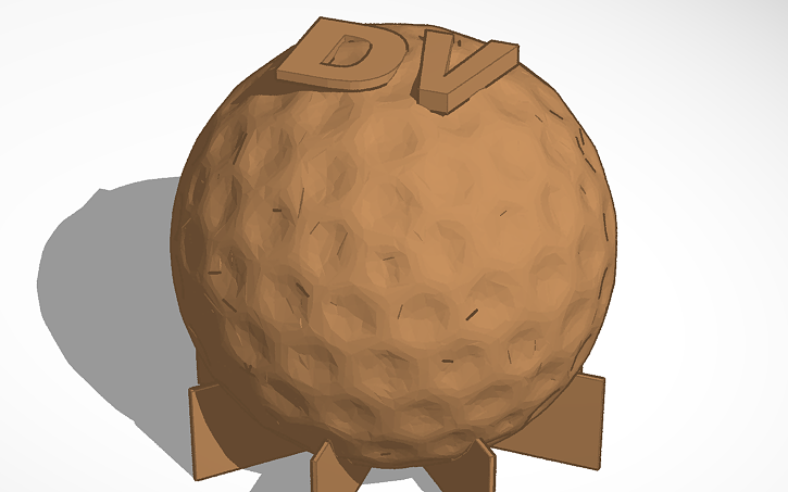 3D design Copy of Golf Ball | Tinkercad