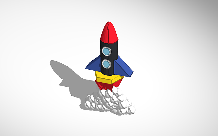 3D design Roket | Tinkercad
