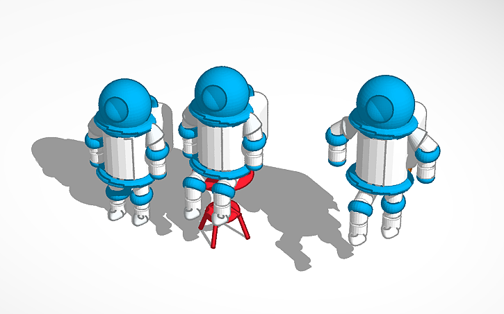 3D design astronaut | Tinkercad