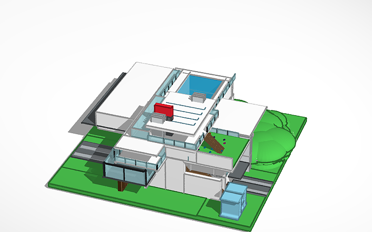 3D design Henry Mansion - Tinkercad