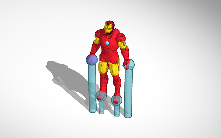 3D design Iron Man | Tinkercad