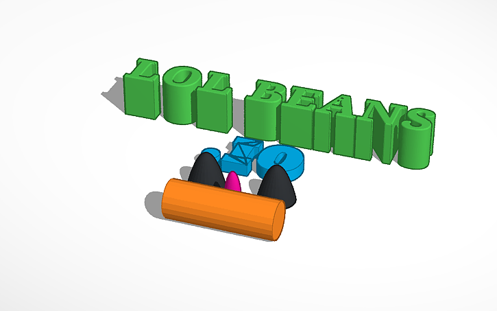 3D design LOL BEANS.IO | Tinkercad
