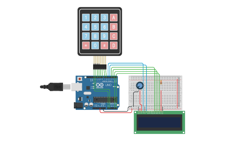 Circuit design LAB2_TASK4 - Tinkercad