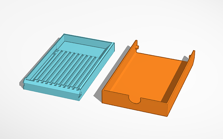 3D design Jigsaw blade case - Tinkercad
