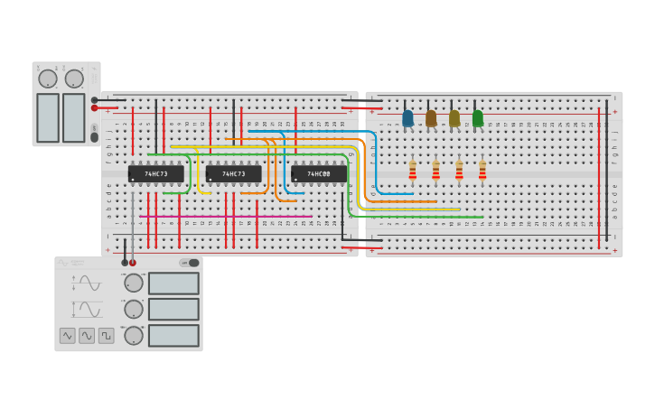 Circuit Design Aulia Akbar Fadillah Ec 3c 2 Mod 12 Up Counter Tinkercad