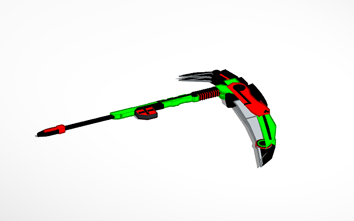 3D design Toxic Scythe - Tinkercad