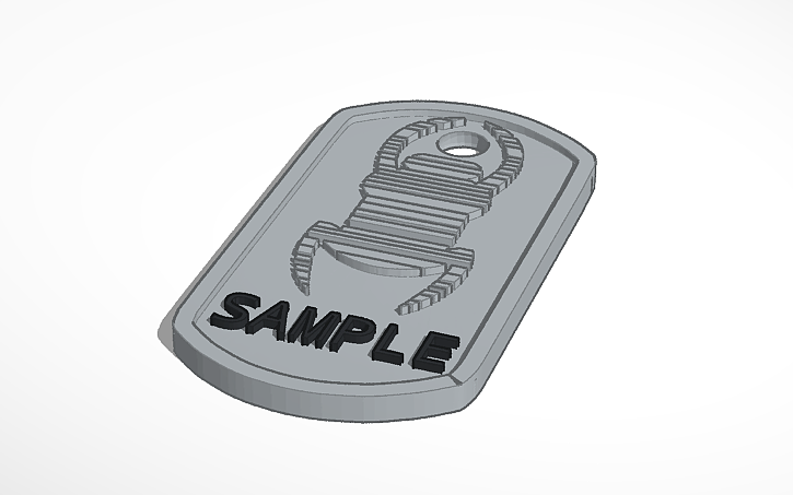 3D design Travel Bug - Tinkercad
