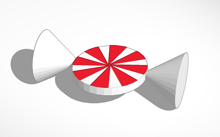 3D design Peppermint Candy - Tinkercad