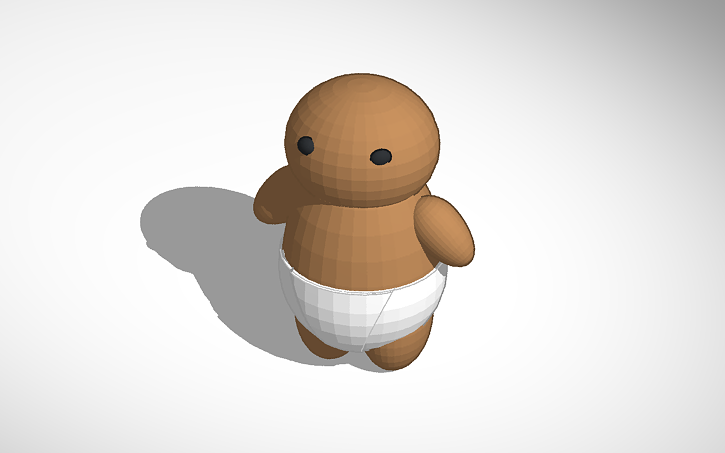 3D design Copy of Baby - Tinkercad