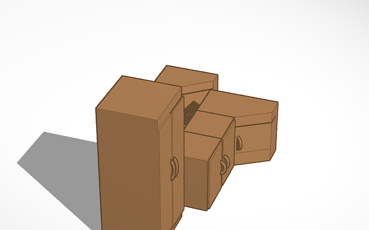 3D design Cabinets - Tinkercad