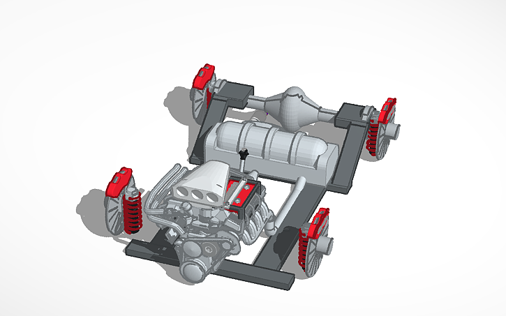 3D design car parts - Tinkercad