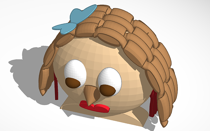 3D design Avatar - Maria Inês | Tinkercad
