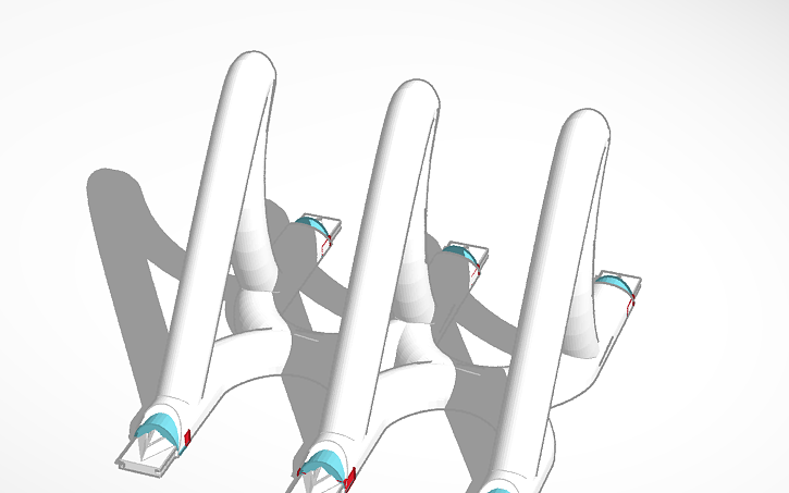3D design Double_Hanger_Ver01 - Tinkercad
