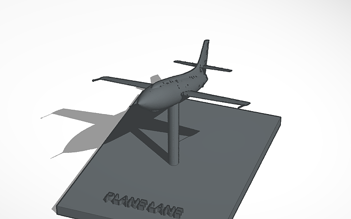 3D design Plane - Tinkercad