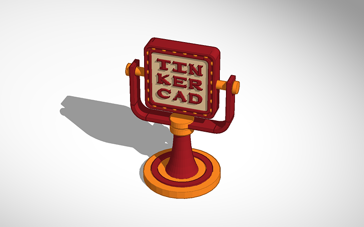 3D design Vintage Tinkercad Desk Gizmo | Tinkercad