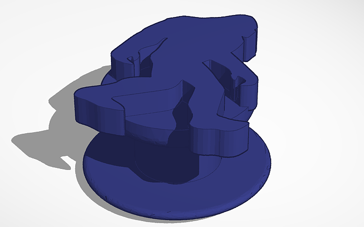 3D design bigfoot croc charm - Tinkercad