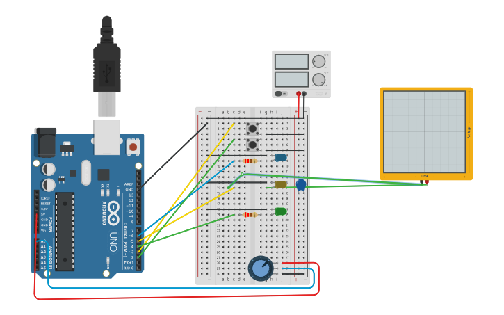 Circuit design Lab 01 Debugging Circuit - Tinkercad