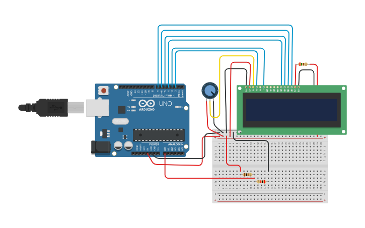 Circuit design resistance_meter - Tinkercad