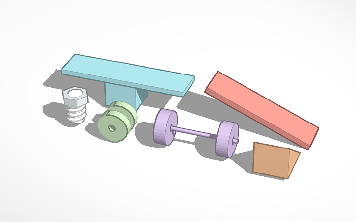 3D design Simple Machines - Tinkercad