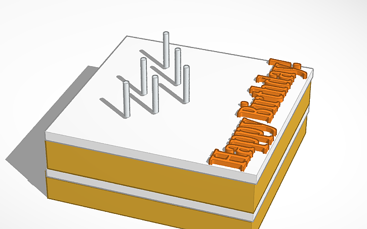 3D design Birthday Cake | Tinkercad