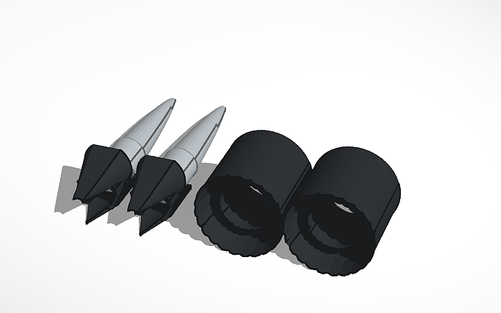 3D design Thrust Vectoring - Tinkercad
